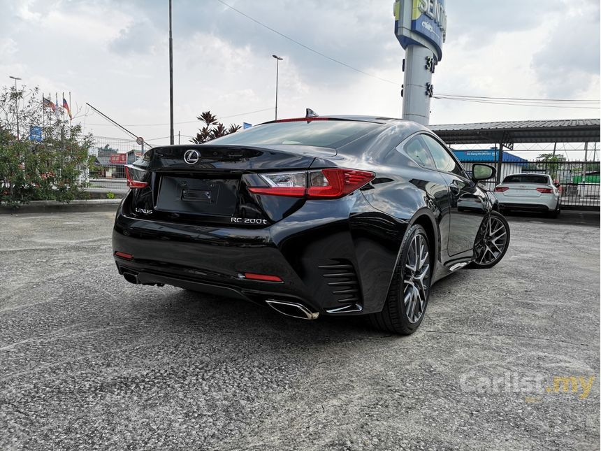 Lexus RC200t 2016 F Sport 2.0 in Kuala Lumpur Automatic Coupe Black for ...