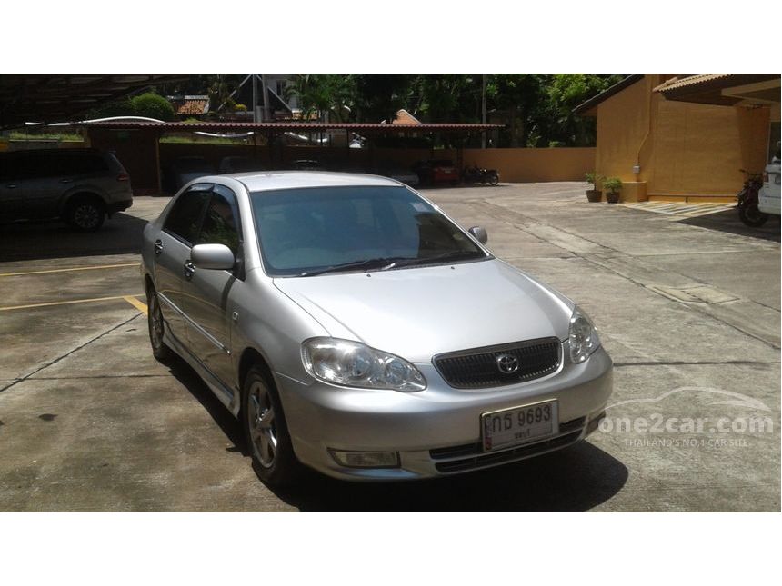 Toyota Corolla Altis 2003 G 1.8 in ภาคตะวันออก Automatic Sedan สีเทา ...