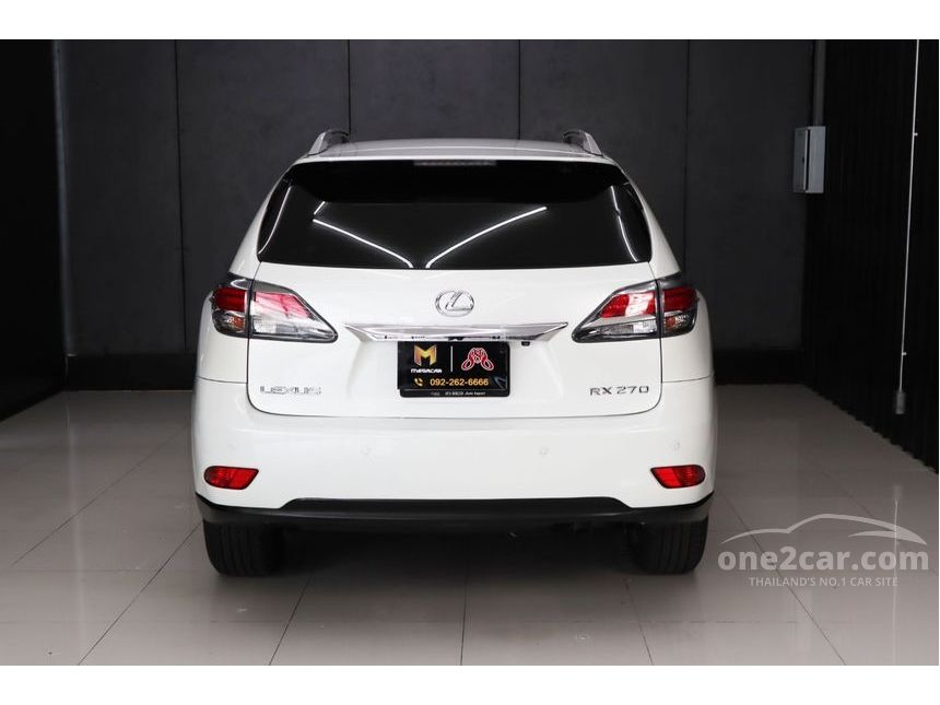 Lexus RX270 2012 Premium 2.7 in กรุงเทพและปริมณฑล Automatic SUV สีขาว ...