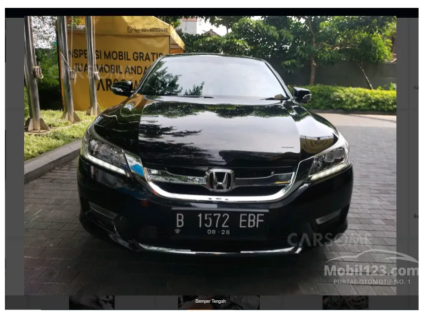 Jual Mobil Honda Accord 2013 VTi-L 2.4 di Jawa Barat Automatic Sedan ...