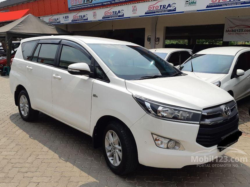 Jual Mobil Toyota Kijang Innova 2015 V 2.0 di Banten Manual MPV Putih ...