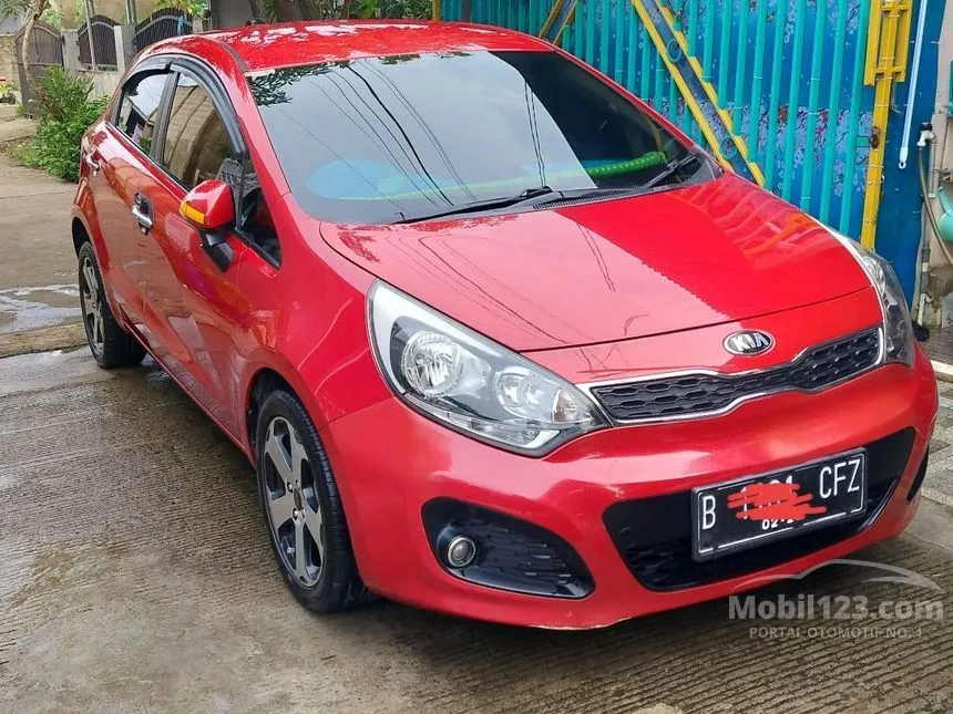 Jual Mobil KIA Rio 2013 1.4 di Jawa Barat Manual Hatchback Merah Rp 120 ...