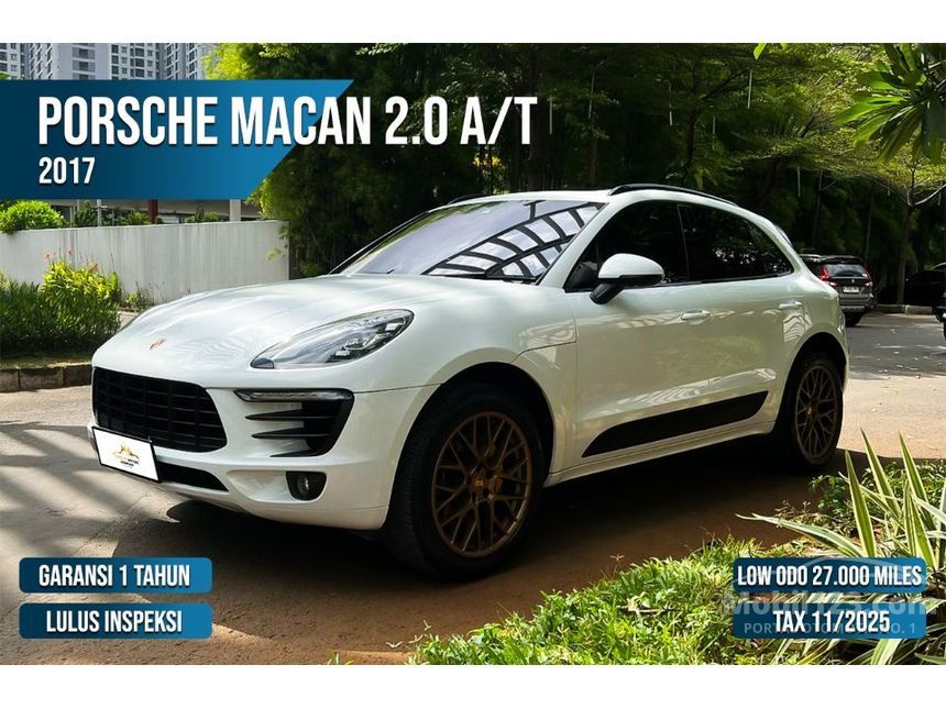 Jual Mobil Porsche Macan 2017 2.0 di Banten Automatic SUV Putih Rp 795. ...