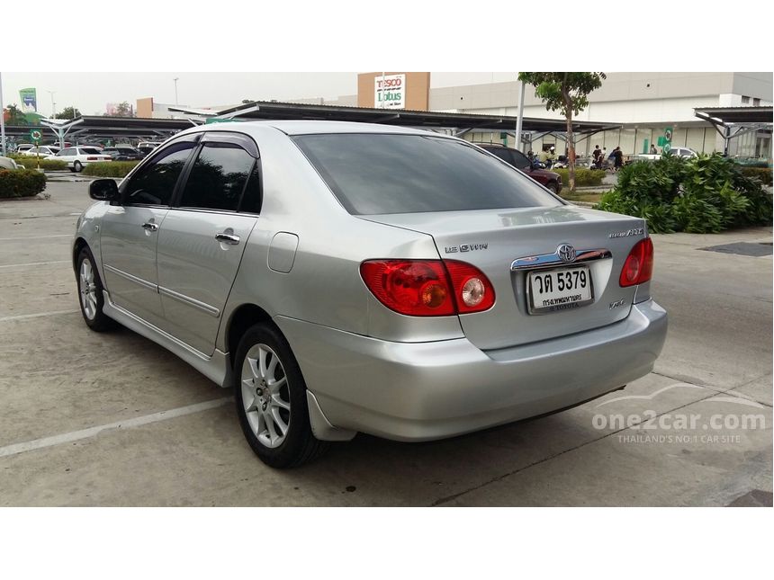 Toyota Corolla Altis 2002 หน้าหมู (ปี 01-07) G 1.8 เกียร์อัตโนมัติ สี ...