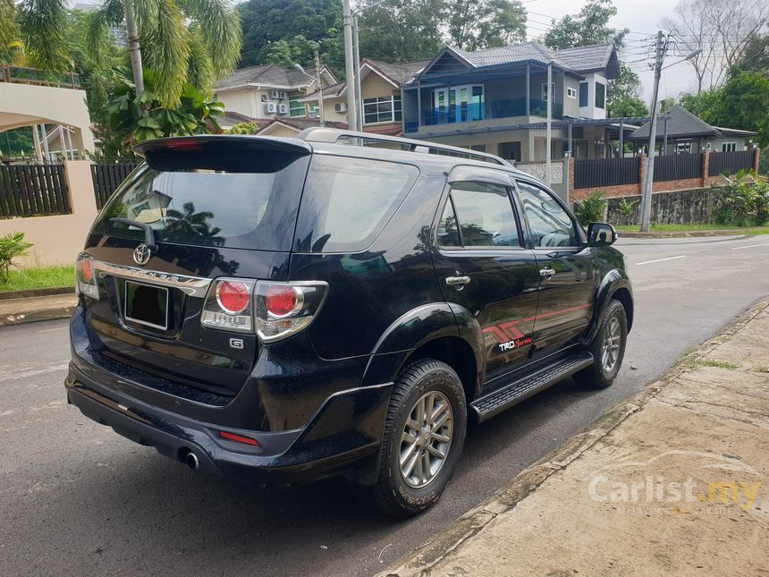 Toyota Fortuner 2015 G TRD Sportivo 2.5 in Sabah Automatic SUV Black ...