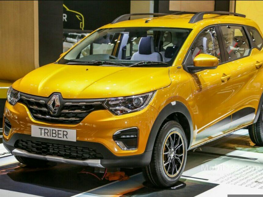 Jual Mobil Renault Triber 2019 RXE 1.0 di Banten Manual Wagon Orange Rp ...