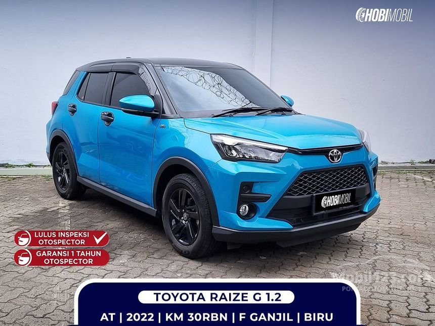 Jual Mobil Toyota Raize 2022 G 1.2 di DKI Jakarta Automatic Wagon Biru ...