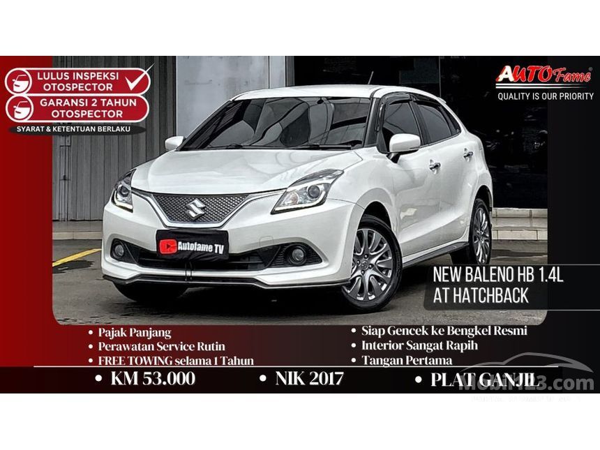 Jual Mobil Suzuki Baleno 2017 1.4 di DKI Jakarta Automatic Hatchback ...