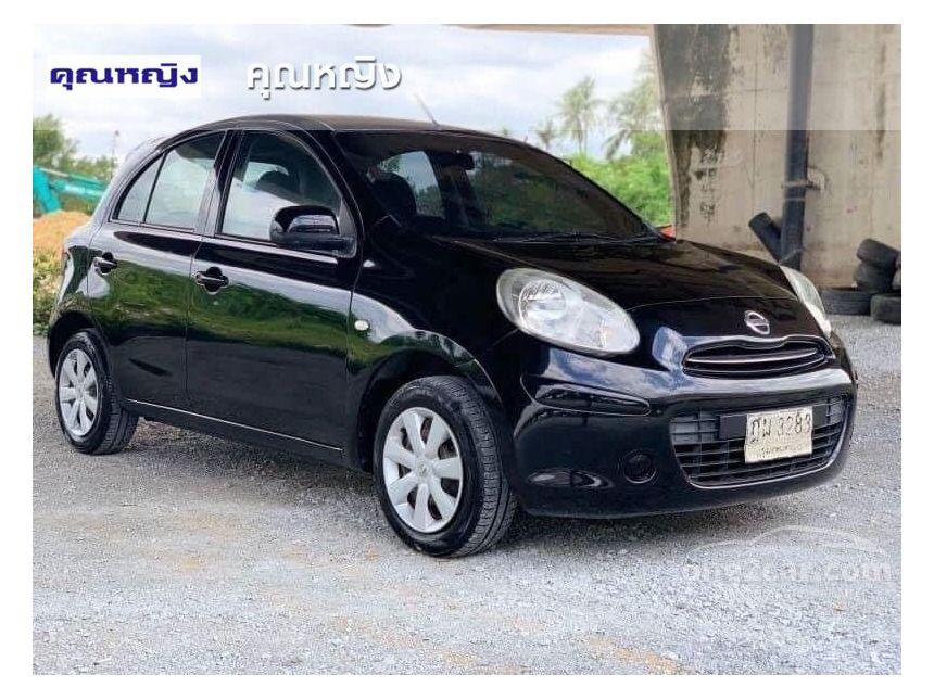 Nissan March 2010 E 1.2 in กรุงเทพและปริมณฑล Manual Hatchback สีดำ for ...