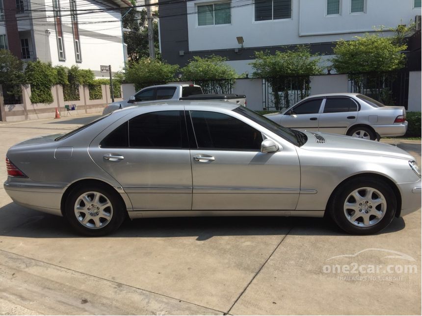 Mercedes-Benz S280 2001 W220 (ปี 99-05) 2.8 เกียร์อัตโนมัติ สีเงิน ...