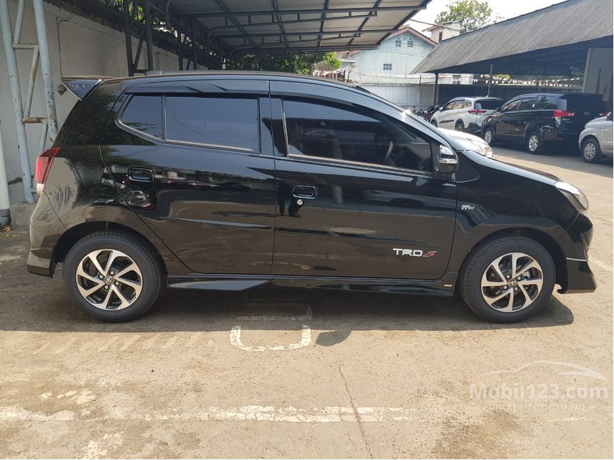 Jual Mobil Toyota Agya 2018 TRD 1.2 di Banten Automatic Hatchback Hitam ...