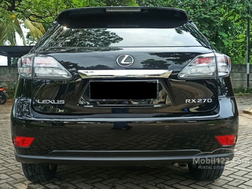 Jual Mobil Lexus RX270 2012 RX270 2.7 di Banten Automatic SUV Hitam Rp ...