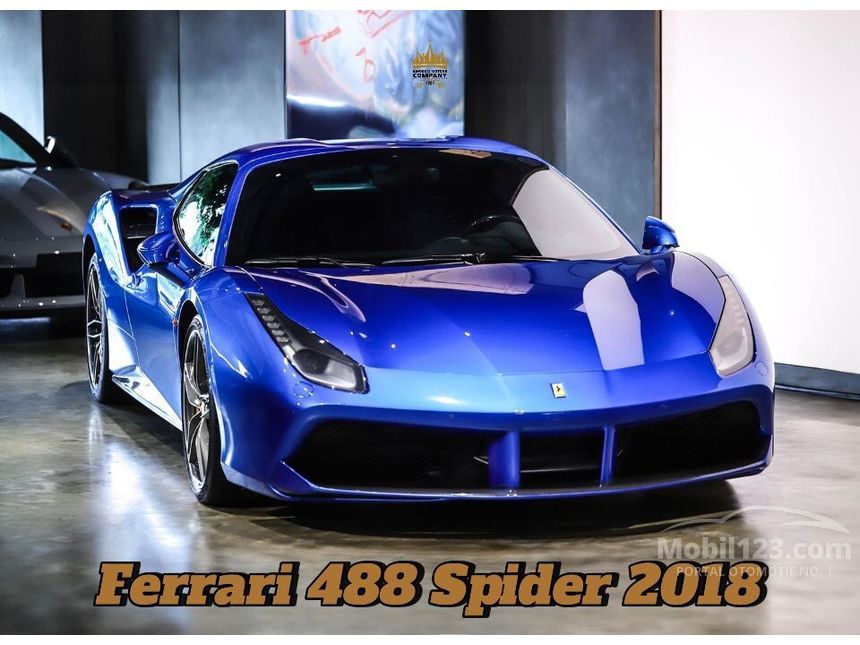 Jual Mobil Ferrari 488 Spider 2018 3.9 di Banten Automatic Convertible ...