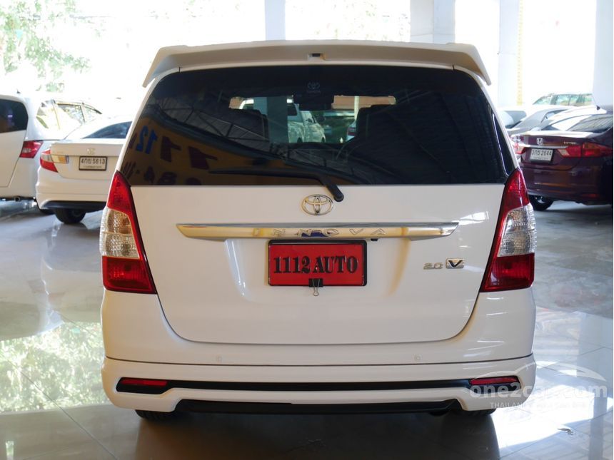 Toyota Innova 2015 V 2.0 in กรุงเทพและปริมณฑล Automatic Wagon สีขาว for ...