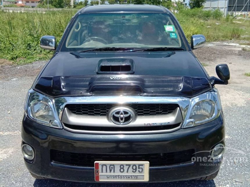 Toyota Hilux Vigo 2010 DOUBLE CAB (ปี 08-11) Prerunner E 2.5 เกียร์ธรรมดา สีดำ | One2car.com ...