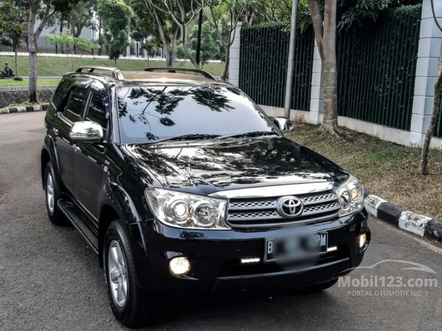 Jual Mobil Toyota Fortuner 2009 G 2.5 di Banten Automatic SUV Hitam Rp ...