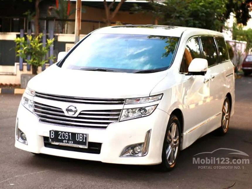 Jual Mobil Nissan Elgrand 2012 Highway Star 3.5 di DKI Jakarta Automatic MPV Putih Rp 250.000. ...