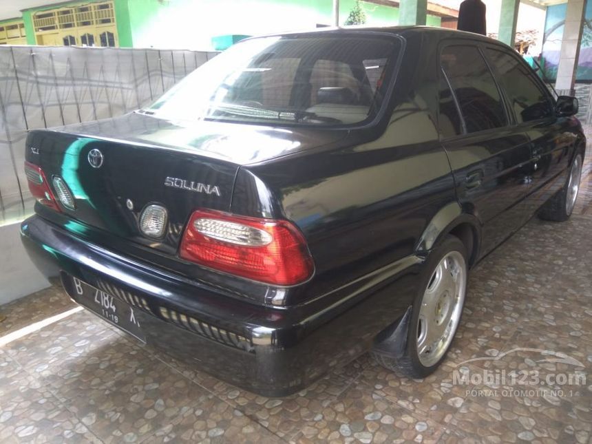Jual Mobil Toyota Soluna 2002 XLi 1.5 di Banten Manual Sedan Hitam Rp ...