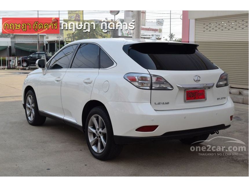 Lexus RX270 2012 Premium 2.7 in กรุงเทพและปริมณฑล Automatic SUV สีขาว ...