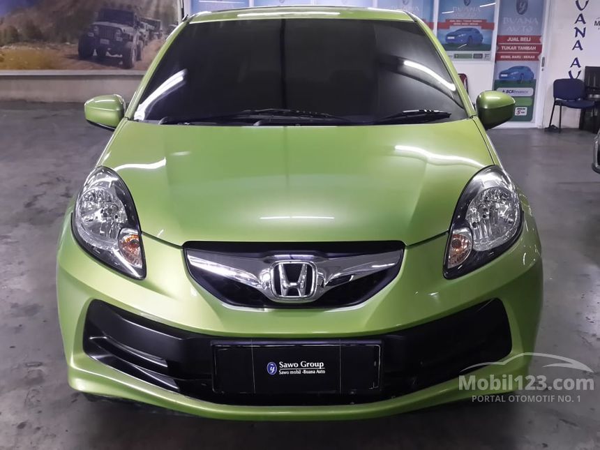Jual Mobil Honda Brio 2012 E 1.3 di Banten Automatic Hatchback Hijau Rp ...