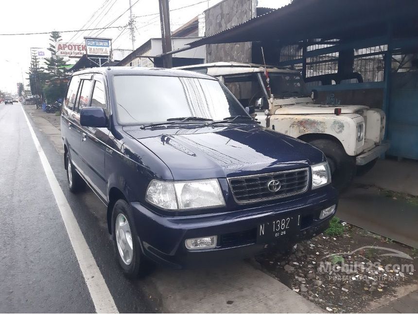 Jual Mobil Toyota Kijang 2001 LGX-D 2.4 di Jawa Timur Manual MPV Biru ...