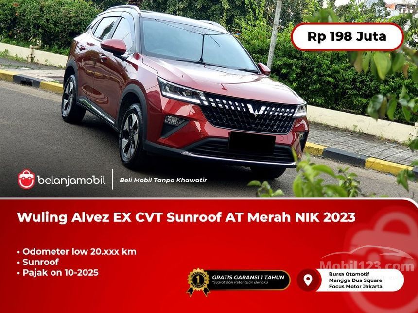 Jual Mobil Wuling Alvez 2023 EX 1.5 di DKI Jakarta Automatic SUV Merah ...