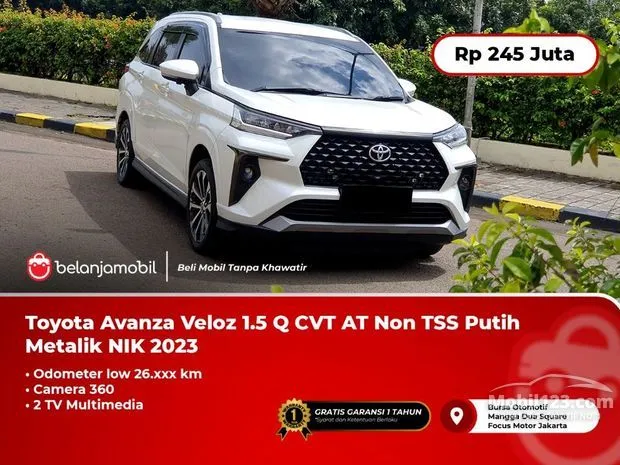 Jual Toyota Veloz Q (Non Premium Color) Bekas di Indonesia Harga Murah ...