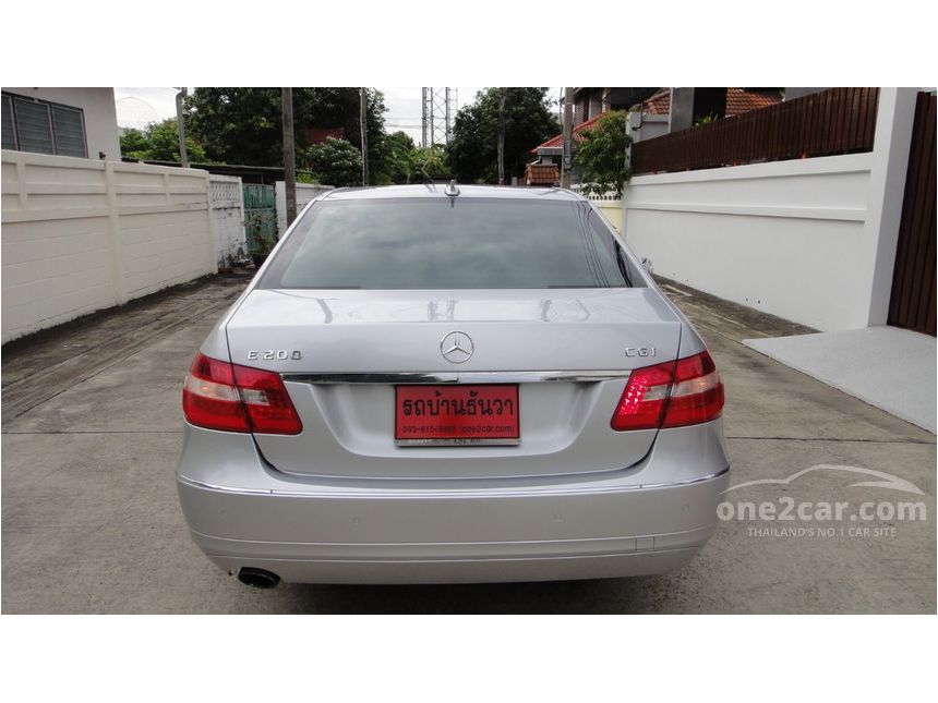 Mercedes-Benz E200 CGI 2010 W212 (ปี 10-16) Elegance 1.8 เกียร์อัตโนมัติ สีเงิน | One2car.com ...