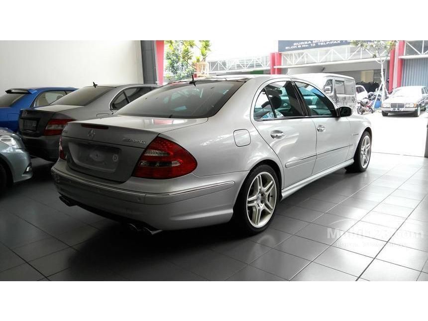 Jual Mobil Mercedes-Benz E55 AMG 2004 V8 Kompressor 5.4 di Banten Automatic Sedan Silver Rp 800. ...