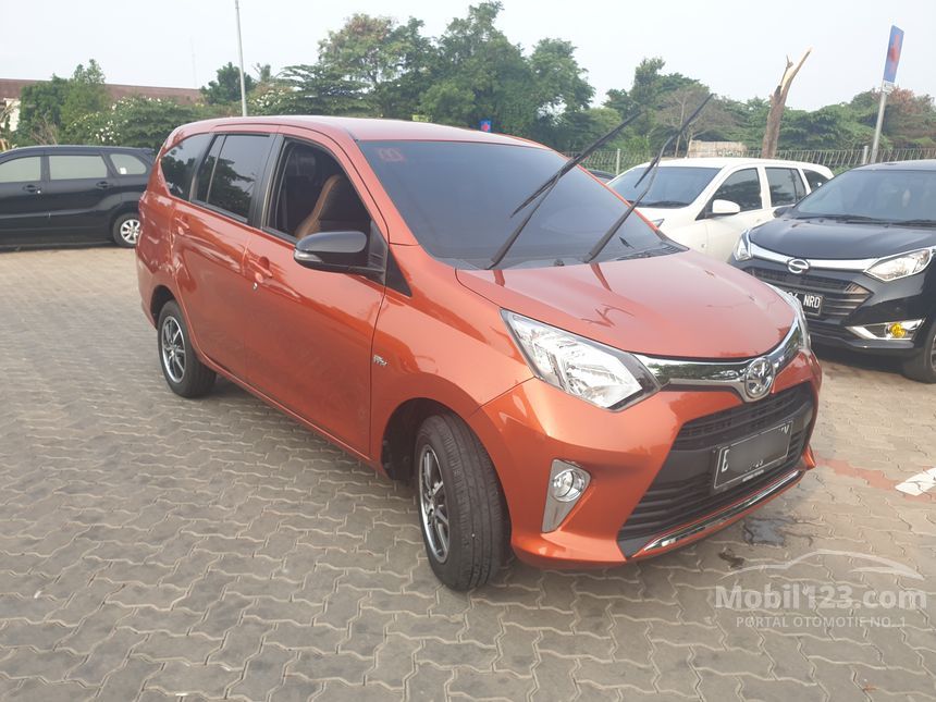 Jual Mobil Toyota Calya 2017 G 1.2 di Banten Automatic MPV Orange Rp ...