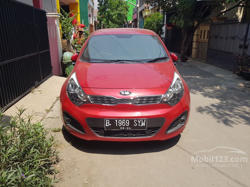 Jual Mobil KIA Rio 2013 UB 1.4 di DKI Jakarta Automatic Hatchback Merah ...