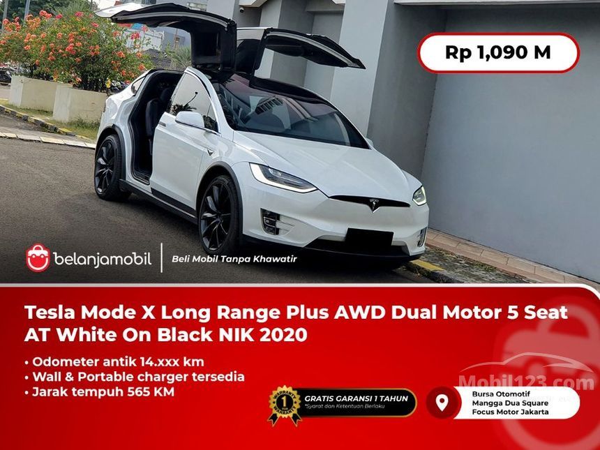 Jual Mobil Tesla Model X 2020 75D di DKI Jakarta Automatic SUV Putih Rp ...