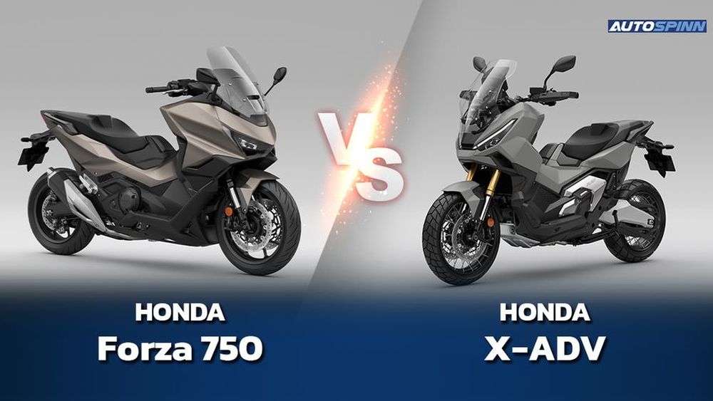 2025 Honda Forza 750 vs X-ADV รุ่นไหน เหมาะกับใคร? - รีวิวเปรียบเทียบ ...