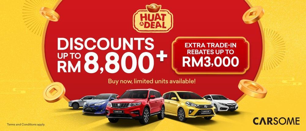 Upgrade Your Ride This Chinese New Year with CARSOME's Huat A Deal ...