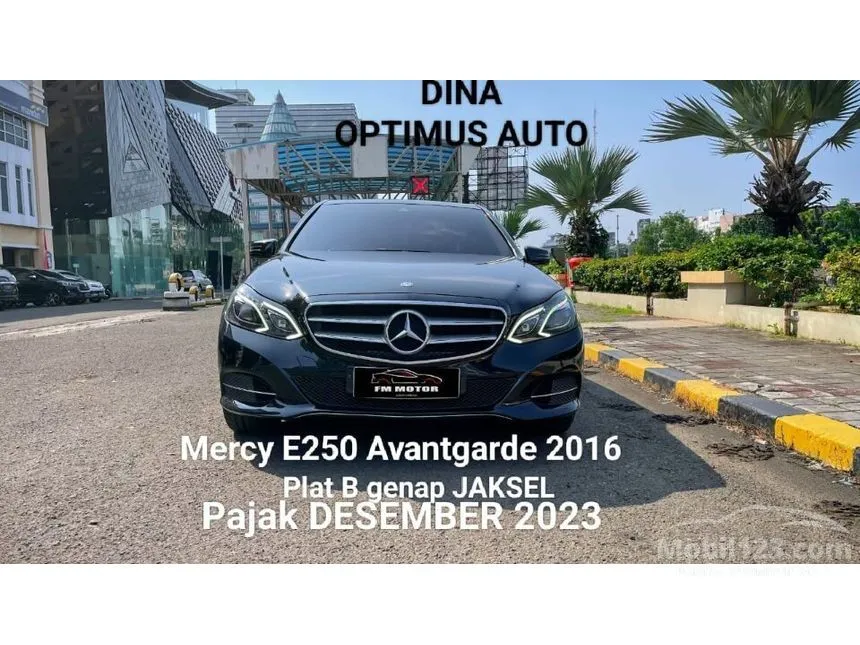 Jual Mobil Mercedes-Benz E250 2016 Avantgarde 2.0 di DKI Jakarta Automatic Sedan Hitam Rp 440. ...