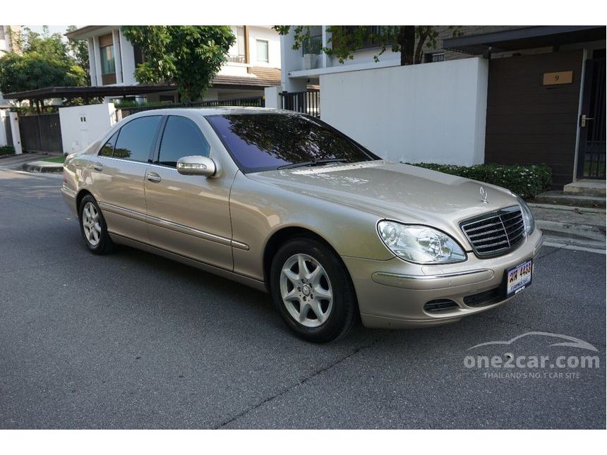 Mercedes-Benz S280 2003 W220 (ปี 99-05) 2.8 เกียร์อัตโนมัติ สีทอง ...