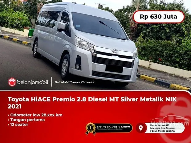 Toyota Hiace Bekas di Jabodetabek Harga Kredit Murah | Mobil123