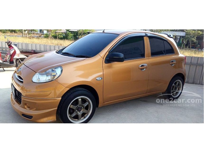 Nissan March 2010 E 1.2 in กรุงเทพและปริมณฑล Automatic Hatchback สีส้ม ...