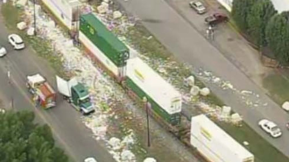 ทั้งระทึกทั้งโหด! ชมคลิปรถไฟพุ่งชนรถบรรทุกขาด 2 ท่อน จะๆจังๆแบบนี้หาดู ...