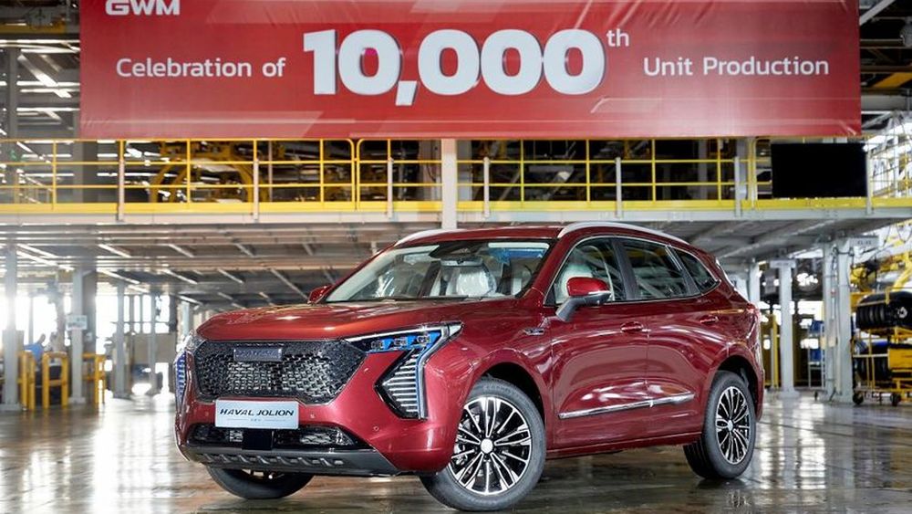 GWM ผลิตรถยนต์ไฟฟ้าจากสายการผลิตในไทย 10,000 คันแล้ว - ข่าวในวงการรถยนต์