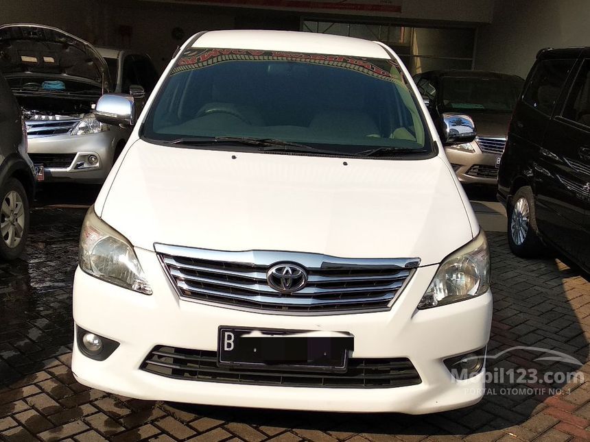 Jual Mobil Toyota Kijang Innova 2013 G 2.0 di Banten Manual MPV Putih ...