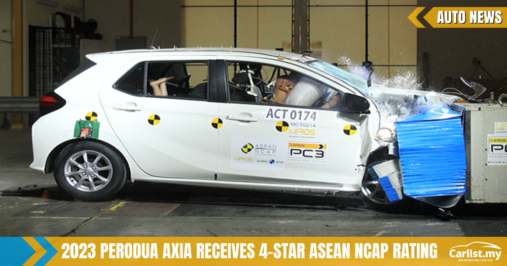 Four-star ASEAN NCAP rating for the 2023 Perodua Axia - Auto News ...