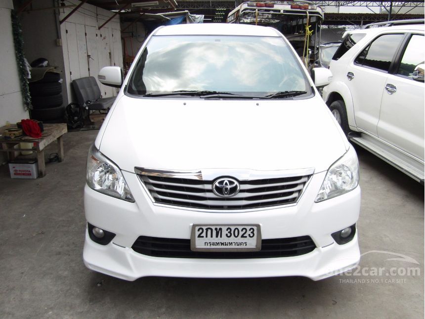 Toyota Innova 2013 (ปี 11-15) V 2.0 เกียร์อัตโนมัติ สีขาว | One2car.com ...