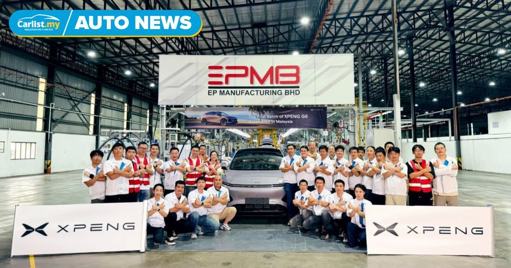 First CKD Xpeng G6 rolls off EPMB’s Melaka production line ahead of ...