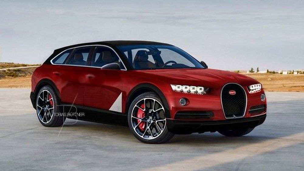 ภาพการออกแบบ Bugatti Chiron เวอร์ชั่น SUV กับคอนเซปต์รถอเนกประสงค์ที่ ...