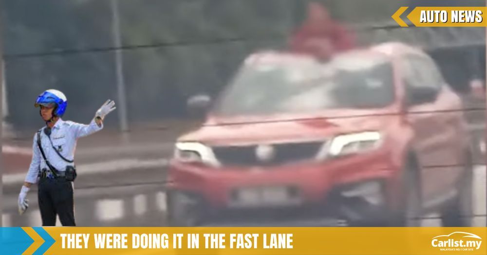 Police hunting down owner of red Proton X70 for allowing kid to go on a ...