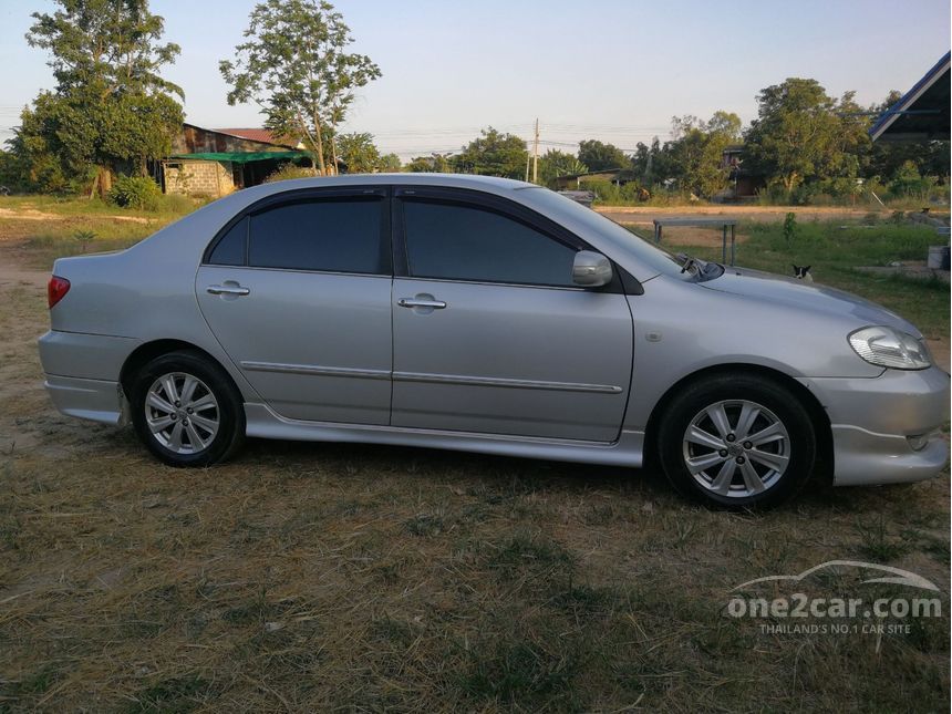 Toyota Corolla Altis 2003 E 1.6 in ภาคตะวันออก Automatic Sedan สีเงิน ...
