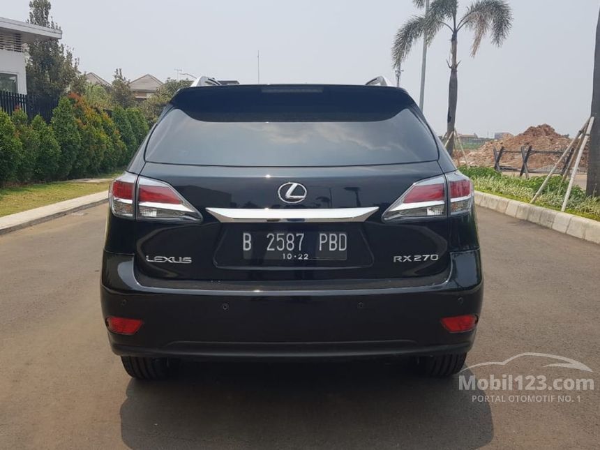 Jual Mobil Lexus RX270 2012 RX270 2.7 di Jawa Barat Automatic SUV Hitam ...