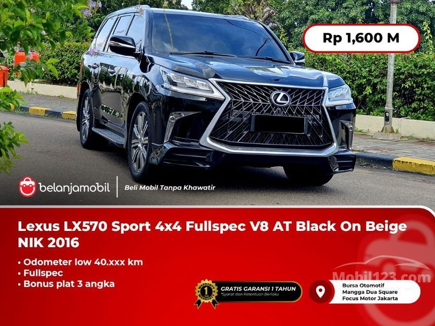 Jual Mobil Lexus LX 570 2016 Sport 5.7 di DKI Jakarta Automatic SUV ...