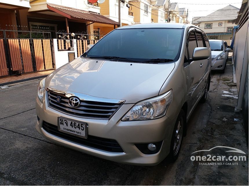 Toyota Innova 2012 G 2.0 in กรุงเทพและปริมณฑล Automatic Wagon สีเงิน ...